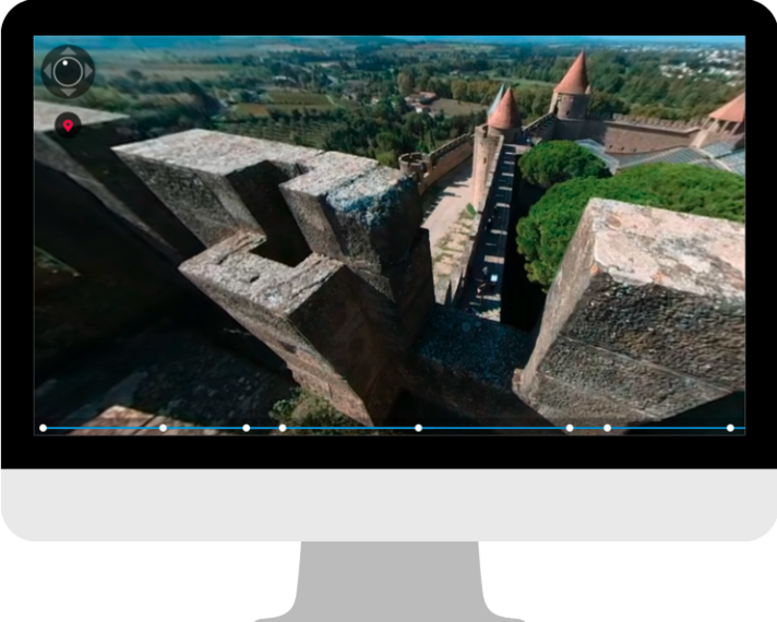 Visite à distance 360° - La cité de Carcassonne et son architecture ...